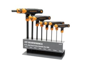 gearwrench 8 piece metric ball end t-handle hex key set - 83520