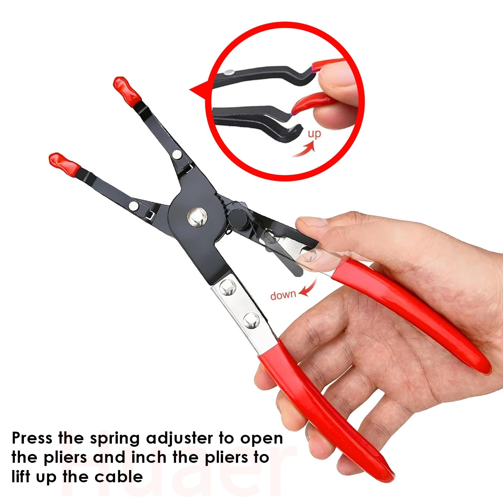 Akozon Car Soldering Pliers, Metal Soldering Plier Multi-Function Wire Welding Clamp Pick‑Up Aid Tool Wire Welding Pliers For Automobile Maintenance Repairing Tool