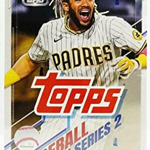 2021 Topps Series 2 Baseball Factory Sealed Hobby Box 24 Packs of 14 Cards. 1 RELIC OR AUTO PER BOX. MASSIVE 344 Cards, Chase rookie cards of an Amazing Rookie Class such as Ke-Bryan Hayes, Jake Cronenworth, Zach McKinstry, Estevan Florial, Shane McClanah