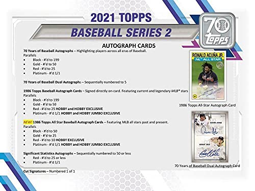 2021 Topps Series 2 Baseball Factory Sealed Hobby Box 24 Packs of 14 Cards. 1 RELIC OR AUTO PER BOX. MASSIVE 344 Cards, Chase rookie cards of an Amazing Rookie Class such as Ke-Bryan Hayes, Jake Cronenworth, Zach McKinstry, Estevan Florial, Shane McClanah