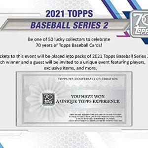 2021 Topps Series 2 Baseball Factory Sealed Hobby Box 24 Packs of 14 Cards. 1 RELIC OR AUTO PER BOX. MASSIVE 344 Cards, Chase rookie cards of an Amazing Rookie Class such as Ke-Bryan Hayes, Jake Cronenworth, Zach McKinstry, Estevan Florial, Shane McClanah