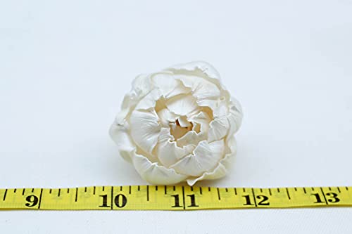 50 Pieces Peony 2 inches diameter Sola Wood Flowers Artificial Flower for decoration wholesale Shop Diffuser Handmade Spa Wedding Craft