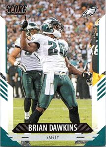 2021 score #70 brian dawkins philadelphia eagles football card