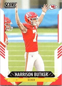 2021 score #9 harrison butker kansas city chiefs football card