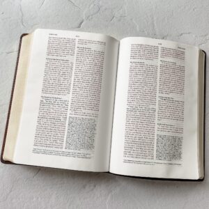 Hand Lettered and Laser Engraved ESV Wide Margin Bible, Personalized Gift, Custom Name Engraving Available