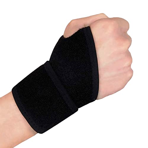 Wrist Support Braces for 3 Ways Wear,Adjustable Wrist Compression Strap for Arthritis Tendonitis Joint Pain Relief,Wrist Splint Guard for Carpal Tunnel Sport Support,Fit Women Men Left Right Hand