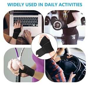 Wrist Support Braces for 3 Ways Wear,Adjustable Wrist Compression Strap for Arthritis Tendonitis Joint Pain Relief,Wrist Splint Guard for Carpal Tunnel Sport Support,Fit Women Men Left Right Hand