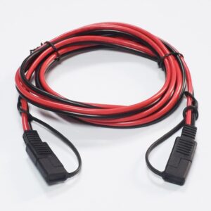 Meiyangjx SAE Extension Cable with Dust Cap - 14 AWG SAE to SAE Power Automotive Extension Cable Quick Disconnect Wire Harness SAE Connector (6.5ft/2m)