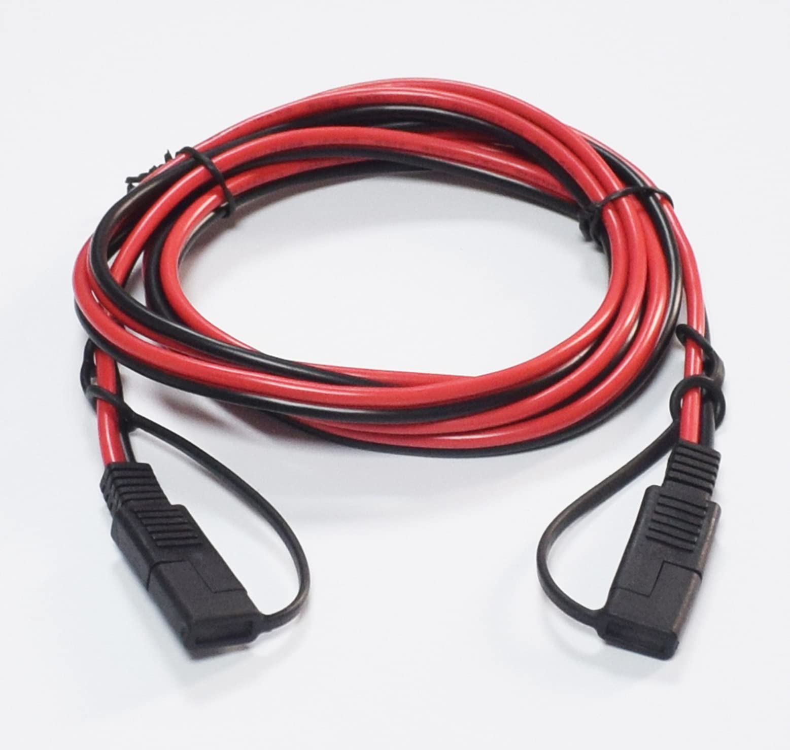 Meiyangjx SAE Extension Cable with Dust Cap - 14 AWG SAE to SAE Power Automotive Extension Cable Quick Disconnect Wire Harness SAE Connector (6.5ft/2m)