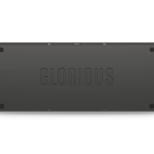 Glorious Gaming GMMK PRO 75% Barebones Black (Frame Only) - Modular Mechanical Gaming Keyboard, TKL Size (75%), 3.3lb Frame, RGB, Fully Customisable, 5-Pin Switch Support