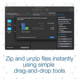 Corel WinZip Mac 9 | Zip Compression, Encryption & File Manager Software [Mac Download] [Old Version]