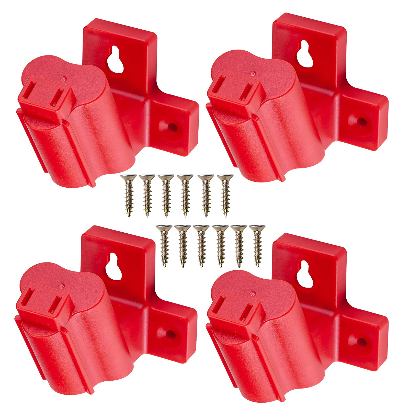 4 Packs Tool Holder Mount for Milwaukee M12 12V Drill Tool Hanger Power Tool Storage