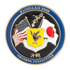 United States Air Force USAF Kadena Air Force Base Okinawa Prefecture Challenge Coin