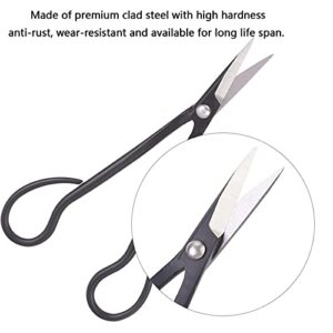 WNSC Bonsai Scissors, High Hardness Garden Scissors Garden Bonsai Tool Anti-Rust for Pruning