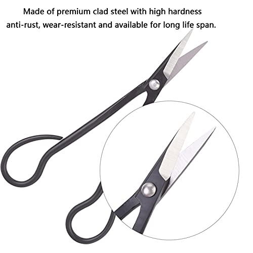 WNSC Bonsai Scissors, High Hardness Garden Scissors Garden Bonsai Tool Anti-Rust for Pruning