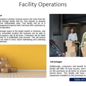 Storage Facility Business Plan