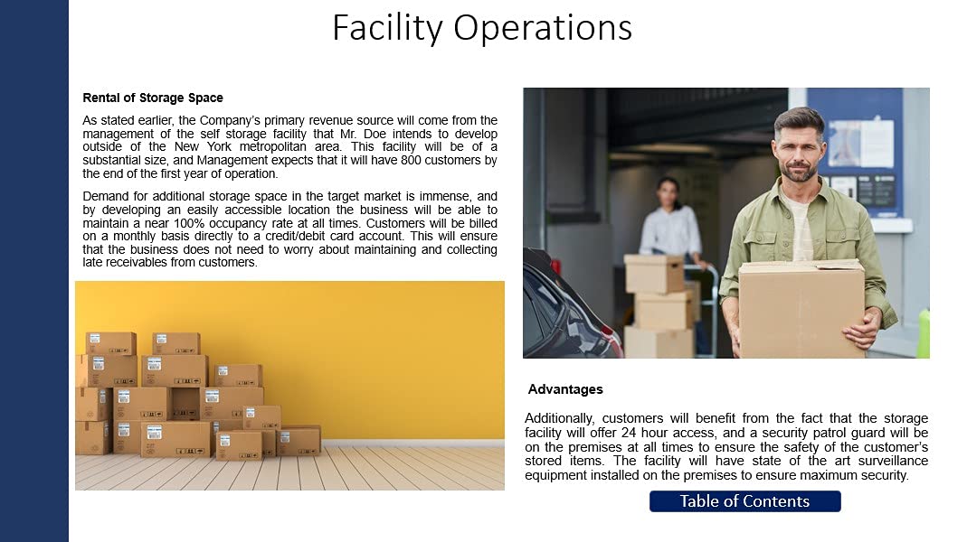 Storage Facility Business Plan