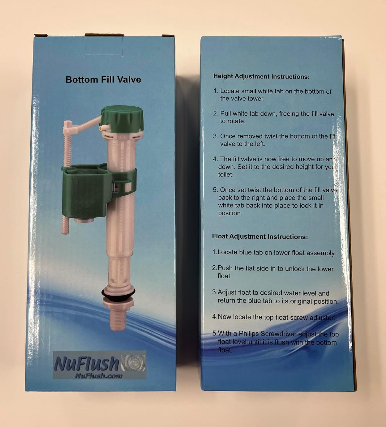 Glacier Bay Water Saver Toilet Tower Fill Valve by NuFlush