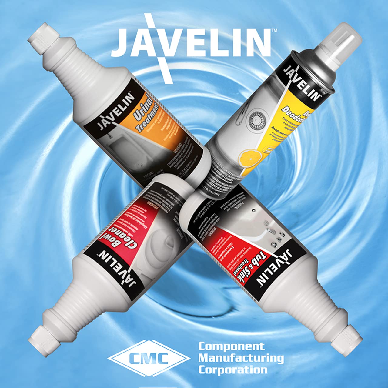 Javelin Urinal Treatment | Dissolves Uric Salt Build Up in Drains, Opens Fully Clogged Urinals | 32 Fl. Oz.