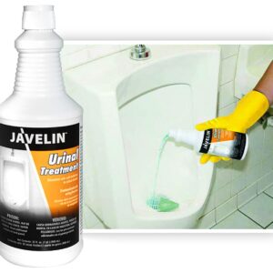 Javelin Urinal Treatment | Dissolves Uric Salt Build Up in Drains, Opens Fully Clogged Urinals | 32 Fl. Oz.