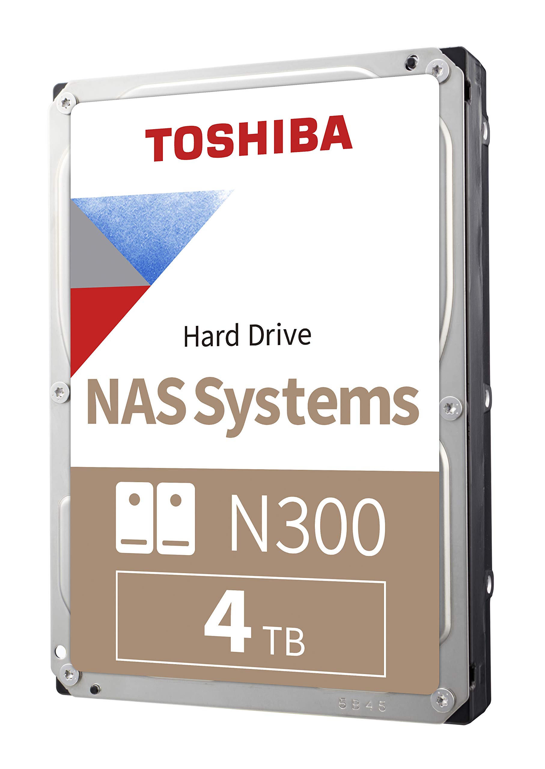 Toshiba N300 4TB NAS 3.5-Inch Internal Hard Drive - CMR SATA 6 GB/s 7200 RPM 256 MB Cache - HDWG440XZSTA