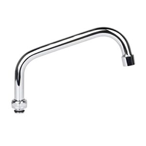 tnroted 8 inch faucet swivel spout replacement kit for commercial kitchen sink faucet, 360° commercial faucet swivel spout with 2.2 gpm aerator, chrome finish