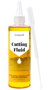 8 oz industrial pro cutting oil | premium cutting fluid for drilling, tapping, milling | cutting oil for drilling metal such as iron, stainless steel, copper, aluminum and more