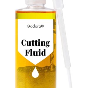 8 OZ Industrial Pro Cutting Oil | Premium Cutting Fluid for Drilling, Tapping, Milling | Cutting Oil for Drilling Metal Such as Iron, Stainless Steel, Copper, Aluminum and More