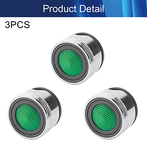 Juvielich 3PCS 20mm Faucet Aerators Faucet Flow Restrictor Replacement Parts Insert Sink Aerator for Bathroom or Kitchen