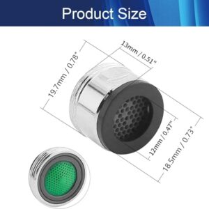 Juvielich 3PCS 20mm Faucet Aerators Faucet Flow Restrictor Replacement Parts Insert Sink Aerator for Bathroom or Kitchen