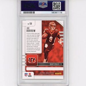 Graded 2020 Panini Absolute Joe Burrow #158 Rookie RC Football Card PSA 10 Gem Mint