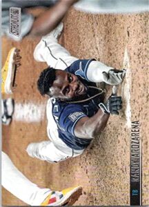 2021 topps stadium club #210 randy arozarena rays baseball mlb