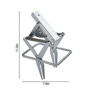 FPS (2 Pack Easy Set Mole Traps Easy One-Step, Out-of-Sight, Galvanized Steel Sold ONLY by Fox Peak Supply