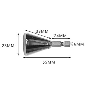 Chamfer Cutter, Stainless Steel Deburring External Chamfer Tool Drill Bit for Quickly Repairs Damaged Metal