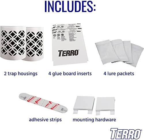 Terro T550 Indoor Fly Trap Plus Lure - Quantity 4