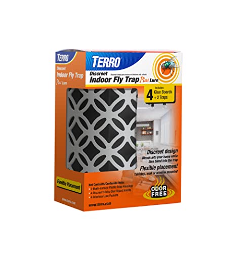 Terro T550 Indoor Fly Trap Plus Lure - Quantity 4