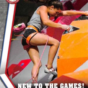 2021 Topps US Olympics and Paralympics Team Hopefuls New to the Games #NG-BR Brooke Raboutou Sport Climbing Official Sports Trading Card in Raw (NM or Better) Condition