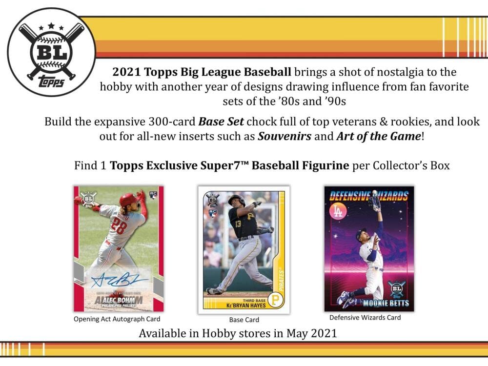 2021 Topps Big League Baseball Hobby Box