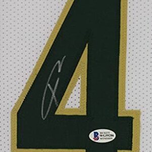 Giannis Antetokounmpo Autographed White Milwaukee Bucks Jersey - Beautifully Matted and Framed - Hand Signed By Giannis and Certified Authentic by Beckett - Includes Certificate of Authenticity