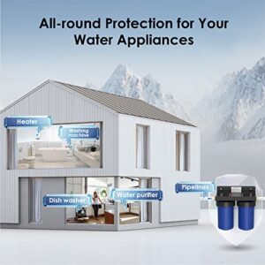 Waterdrop Whole House Water Filter, Iron Filter, Sediment Filter for Well Water, Reduce Manganese, Replacement for Ispring, GE, Waterdrop, Any 10" x 4.5" Whole House Water Filters System, 5 Micron