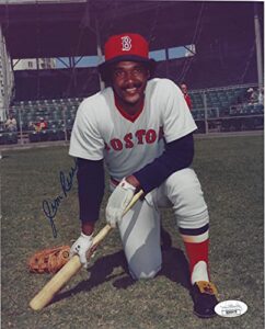 autographed jim rice boston red sox 8x10 photo jsa