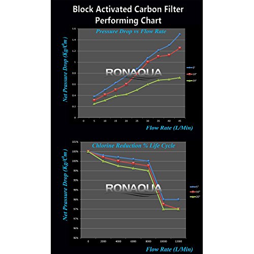 2 High Capacity Coconut Shell Carbon Block & 2 Big Polypropylene Sediment 5 Micron 4.5" x 20" Water Filter Cartridges for Universal Whole House System COMPATIBLE WITH: FC25BX4, 155358-43, DGD-5005-20