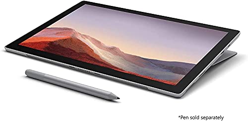 New Microsoft Surface Pro 7 - 12.3" Touchscreen - 10th Gen Intel Core i7-1065G7 - 256 GB SSD - 16 GB RAM - Intel Iris Plus - Windows 10 + Zipnology Screen Cleaning Cloth Bundle - Brown Box (PVT-00001)