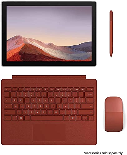 New Microsoft Surface Pro 7 - 12.3" Touchscreen - 10th Gen Intel Core i7-1065G7 - 256 GB SSD - 16 GB RAM - Intel Iris Plus - Windows 10 + Zipnology Screen Cleaning Cloth Bundle - Brown Box (PVT-00001)