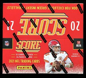 2021 panini score nfl football retail box (24 pks/bx)