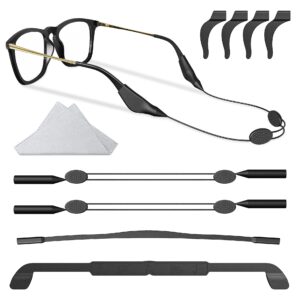 qujior glasses strap, 6pcs eyeglasses holder