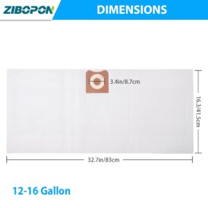 6 Pack VF3502 High Efficiency Dust Bags Replacement for RIDGID 12 to 16 Gallon Wet/Dry Vacs, Vacuum Filter Bags