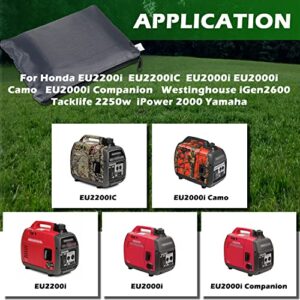 Waterproof Generator Storage Cover Fit For Honda Generator EU2200i EU2200IC EU2000i EU2000i EU2000i, Companion for Honda Power Equipment Polyester Fabric Outdoor 08P57-Z07-00S Generator Accessories