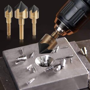 Aleric Masonry Drill Bit Set,5Pcs Concrete Drill Bits Set for Tile, Brick,Glass,Plastic and Wood,Tungsten Carbide Tip Drill Bits for Wall Mirror and Ceramic Tile in Size 3/16,1/4, 5/16,3/8,1/2inch