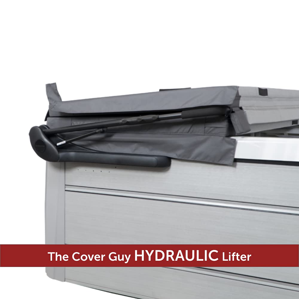 The Cover Guy: Three Hot Tub Cover Lifter Models - Hydraulic Lift, Standard, and Roller Shelf - The on The Market. Customizable to Fit Many Shapes and Sizes.